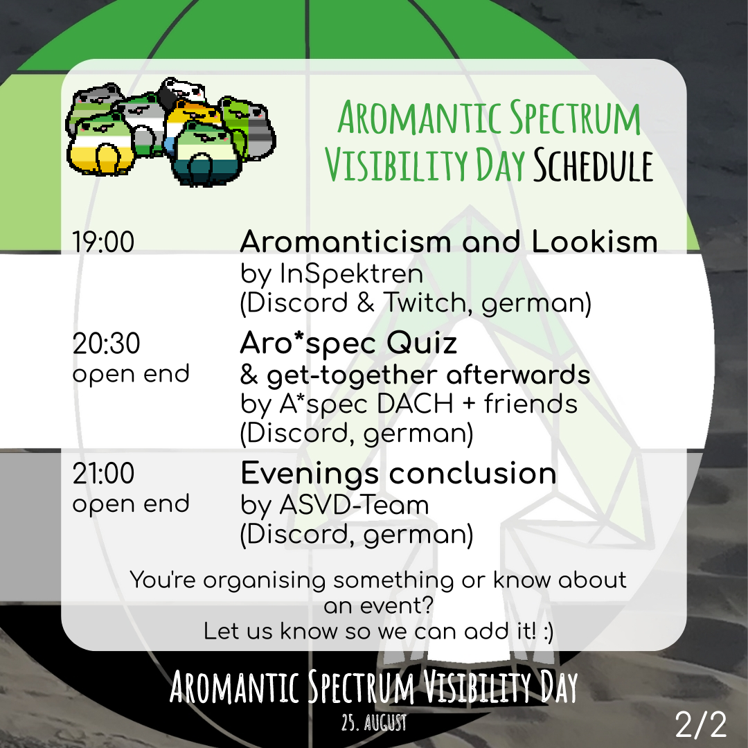 Aromantic Spectrum Visibility Day